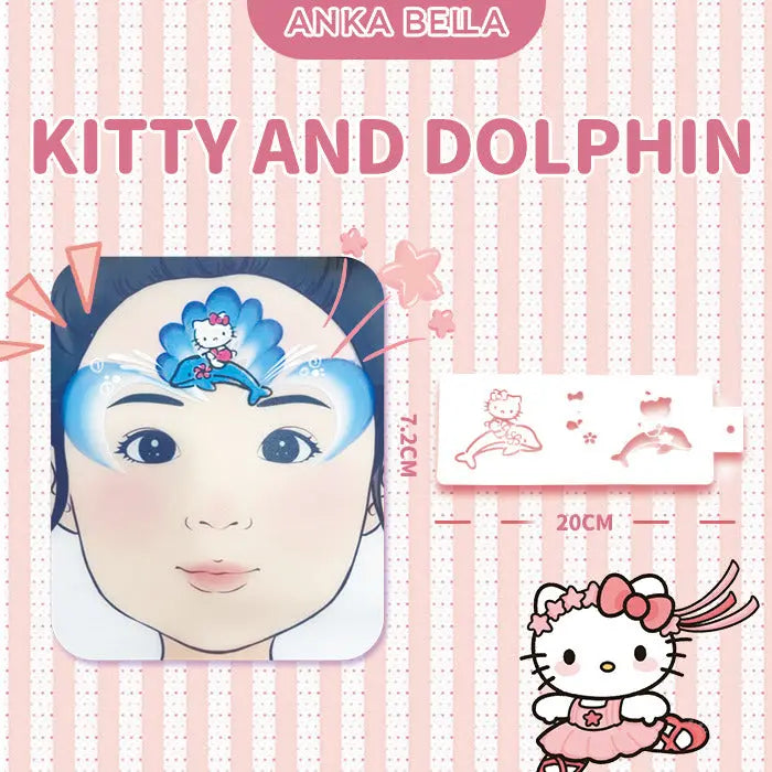 Hello Kitty Stencils for Face Painting – Anka Bella